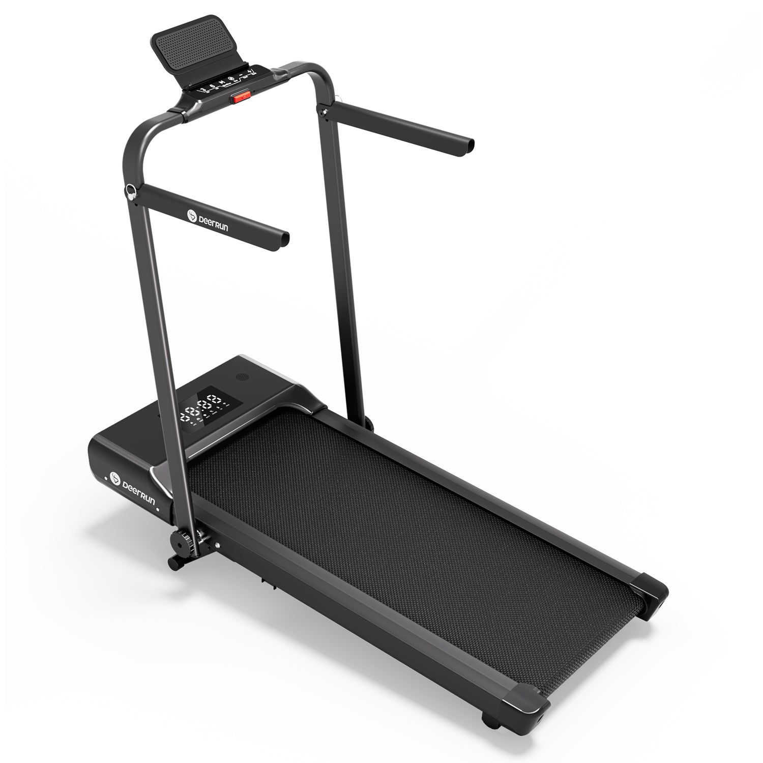 DeerRun A5 Mini 5.4% Incline Smart 2 in 1 Folding Treadmill with Handr